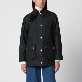 Barbour Gewachste Modern Beadnell Jacke in Salbeigr&uuml;n