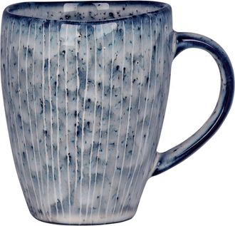 Broste Copenhagen Broste Copenhagen Nordic Sea Becher, Steinzeug, 1 St&uuml;ck (1er Pack), Grau-blau