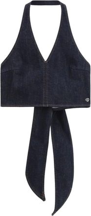 Please Femme, Tops, Bleu, Taille: 36 FR Canotta