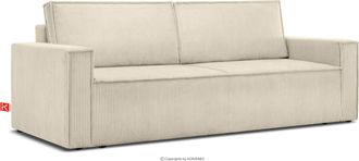 Konsimo Konsimo Napi Sofa - Schlafsofa - Sofa mit Schlaffunktion - Schlafsofa mit Bettkasten - Couch - Couch mit Schlaffunktion - Sofabett mit abnehmbaren Kis