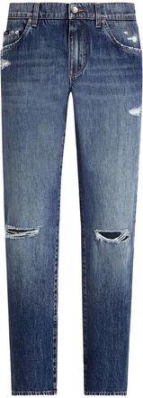 Dolce & Gabbana Homme, Jeans, Bleu, Taille: M Jean Classique Cinq Poches Bleu Indigo