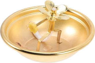 TOPBATHY Vintage Petroleumlampe in Buddha-Design Retro-&ouml;llampe Aus Legierung Als Heimdekor Stimmungsvolles Petroleumlicht F&uuml;r Tempel Oder Buddha-Tisch