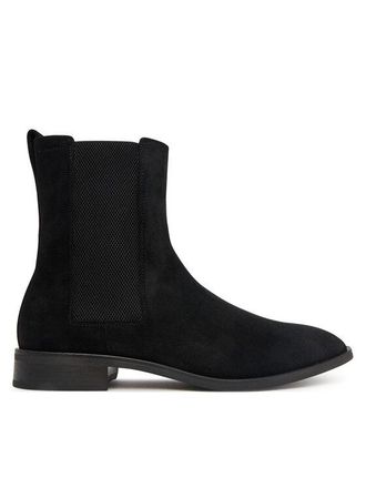 Calvin Klein Klassische Stiefeletten Slim Ess Chelsea Su HM0HM02275 Schwarz