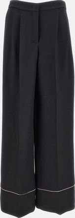 Fendi Hose Aus Wolle Und Seide