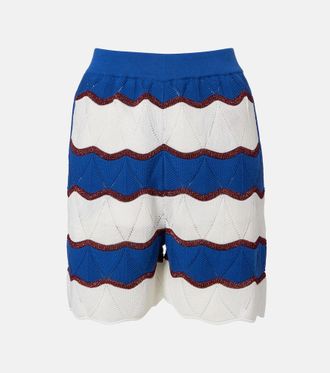 La DoubleJ Short Hang Ten en coton m&eacute;lang&eacute;