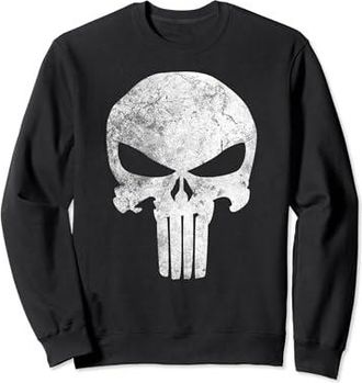 MARVEL Punisher Skull Symbol Distressed Sweatshirt