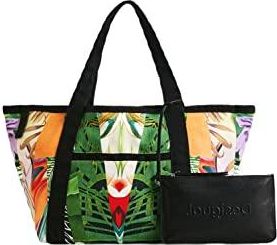 Desigual Bols_Urban Beach Medina Re, Sac de Courses Femmes, Vert, Taille Unique