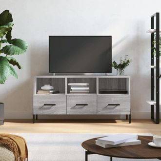 vidaXL Vidaxl - Meuble tv sonoma gris 102x36x50 cm bois ding&eacute;nierie