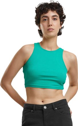 Urban Classics Damen Top Cropped Rib Top, Geripptes Top für Frauen, kurz geschnitten, Slim Fit, erhältlich in vielen Farbvarianten, Größen XS-5XL