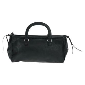 Prada Sac &agrave; main en cuir pr&eacute;-poss&eacute;d&eacute; - Femme - Pre-owned - Noir - Taille: ONE Size