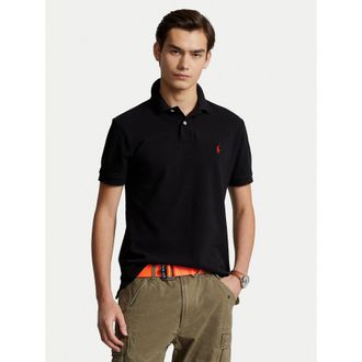 Polo Ralph Lauren Poloshirt Core Replen 710795080 Schwarz Slim Fit