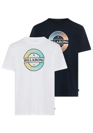 Billabong T-Shirt BILLABONG SHORT SLEEVETEEPACKYM (AST), Herren, Gr. XXL, wei&szlig;, navy, Obermaterial: 100% Baumwolle, Shirts T-Shirt, sportlicher Stil, Kurzarm, i