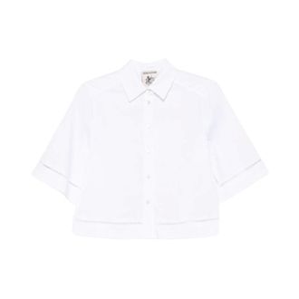 Semicouture Femme, Blouses et Chemises, Blanc, Taille: 38 FR Madelaine Shirt
