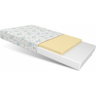 FDM Matratze dream 90x200 cm Kaltschaum H2 H3 latex 11 cm Dumbo Bezug