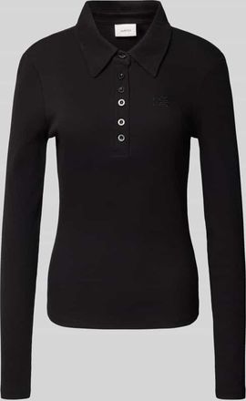 Gestuz Longsleeve mit Polokragen Modell drew