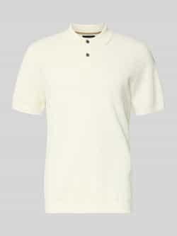 Christian Berg Slim Fit Poloshirt mit Strukturmuster Modell Johan