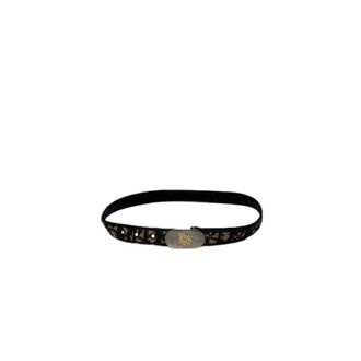 Dior Ceinture Vintage Oblique Monogram Pre-owned - Femme - Pre-owned - Brun - Taille: ONE Size