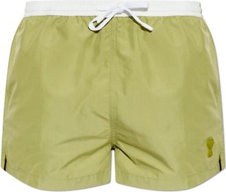 Ami Homme, Maillots de bain, Vert, Taille: S Ami de Coeur Swimshorts