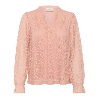 Cream CRDanika LS Spitzenbluse - - Blouses & Shirts - Damen - Rosa - XS