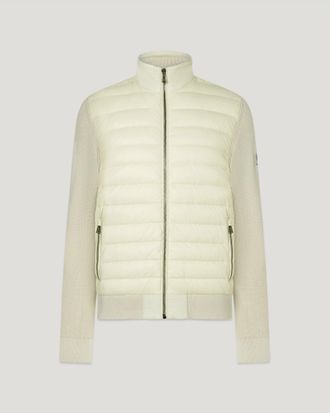 Belstaff Cardigan Control Pour Homme Hybrid Down Knit Bouleau Argent&eacute; 2xl