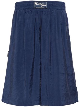 Family Fir$t Milano short à logo appliqué - Bleu