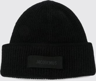 Jacquemus Rippstrick-Beanie mit Umschlag aus Alpaka- und Merinowollmischung