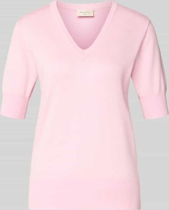 Freequent Strickshirt mit V-Ausschnitt Modell Katie