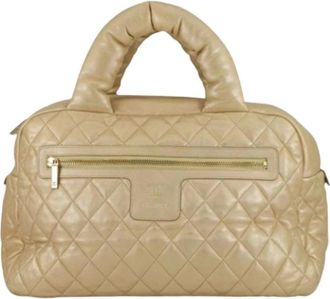 Chanel Sac Bowler Cocoon Pre-owned - Femme - Pre-owned - Beige - Taille: ONE Size