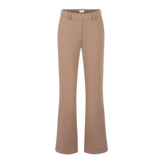 Seductive Asha Wide Hosen - - Trousers - Damen - Beige - S