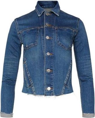 L'agence Veste en jean &agrave; bords francs