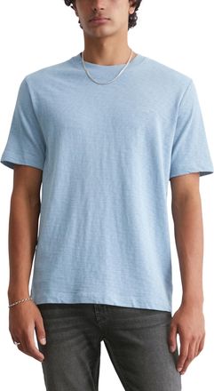 Marc O'Polo Denim Herren T-Shirt aus Bio-Baumwolle Regular Fit, Blau (Petroleum), XL