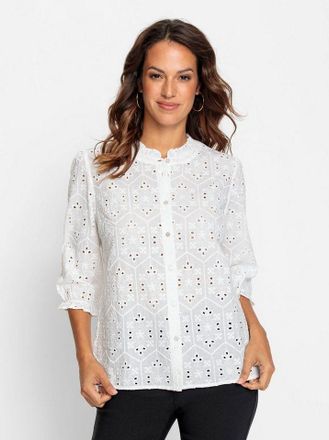 Witt Klassische Bluse Bluse 3/4-Arm
