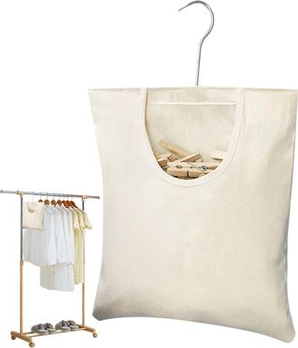 Generic H&auml;ngeaufbewahrungsbeutel f&uuml;r W&auml;scheklammern - Multifunktionaler Organizer, Platzsparend, Strapazierf&auml;higes Gewebe, Leicht Aufzuh&auml;ngen, Ideal f&uuml;r Trock