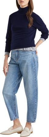 Benetton Damen Pullover Radtrikot M/L 1002d2348, Dunkelblau 016, XS