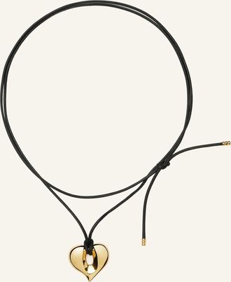 Missoma Missoma Ketten Molten Heart Pendant Cord Necklace By Glambou gold