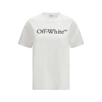 Off-white Big Logo Bookish T-shirt - - Tops - Damen - Wei&szlig; - S