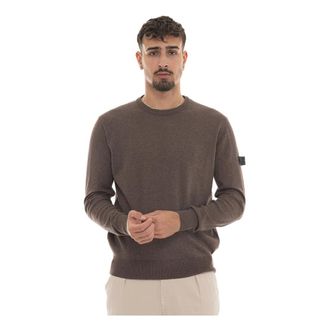 Peuterey Exmoor07 Rundhalspullover - - Knitwear - Herren - Braun - 3XL