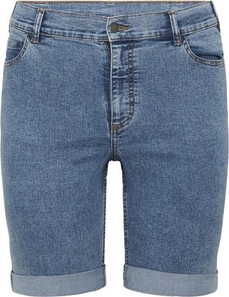 Kaffe Curve Femme, Shorts, Bleu, Taille: 56 FR Denim Shorts