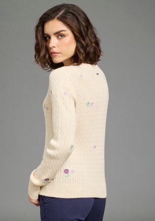 Kangaroos Strickpullover mit Rundhalsausschnitt, schmale Basic-Passform, aus Baumwolle