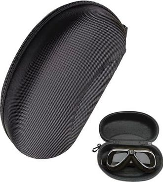 Generic Étui à lunettes pour pont de ski - Support rigide pour lunettes, rangement des niveaux de neige | Protection de couche imperméable - Sac de voyage pou