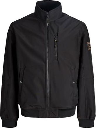 Jack & Jones Blouson pour homme, grande taille, Noir, 6XL/8XL