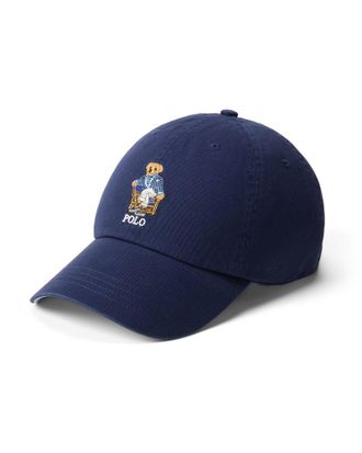 Ralph Lauren Cap aus Baumwolle mit Polo-Bear-Aufn&auml;her in