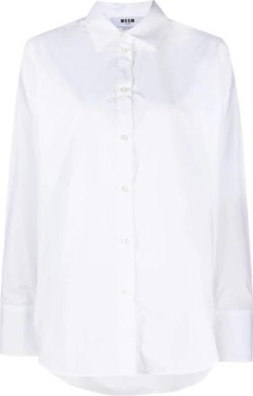 Msgm Langarmshirt - - Blouses & Shirts - Damen - Wei&szlig; - S
