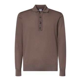 Eleventy Pull &agrave; col rond - Homme - Pulls - Brun - Taille: 2XL