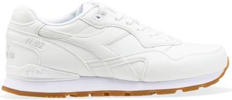 Diadora N.92 L, Unisex-Sneaker - Erwachsener, Bianco/Bianco (C0657), 36 EU