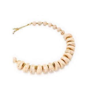 Au Printemps Paris Perlenkette - Weiß