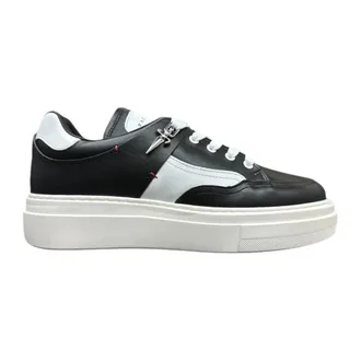 Cesare Paciotti Schwarze Low-Top-Sneaker - - Shoes - Herren - Schwarzk - 39 EU