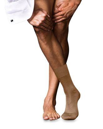 Falke Socken No. 6 aus einem Merinowolle-Seide-Mix in