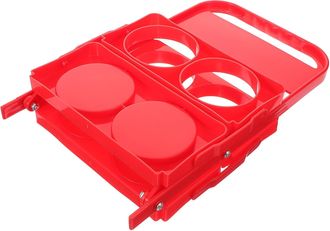 BESPORTBLE Faltbarer Bierflaschenträger Kunststoff Getränkekorb mit Griff Platzsparend Stabil für Camping Picknick Bar Zuhause