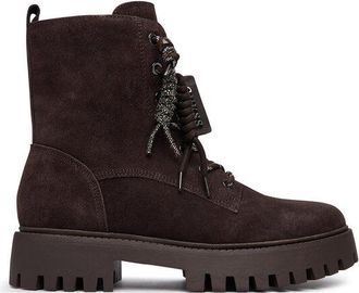 Guess Schn&uuml;rstiefeletten FLFFIZ SUE10 Dunkelbeige